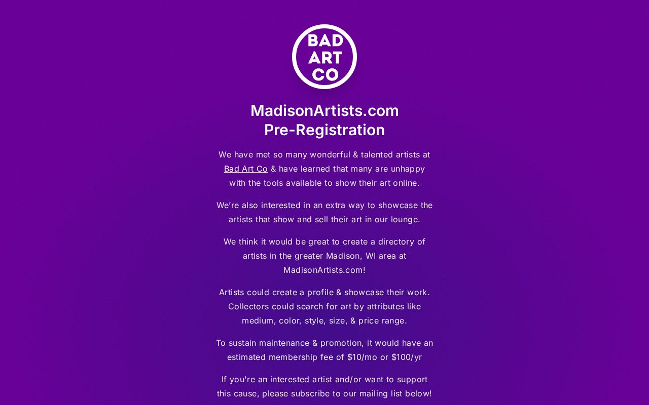 MadisonArtists.com